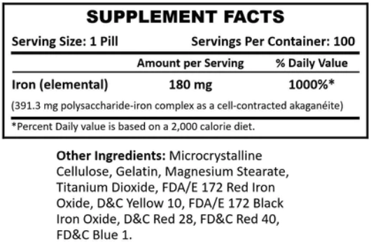 Dosing / Drug Interactions – ProFE iron